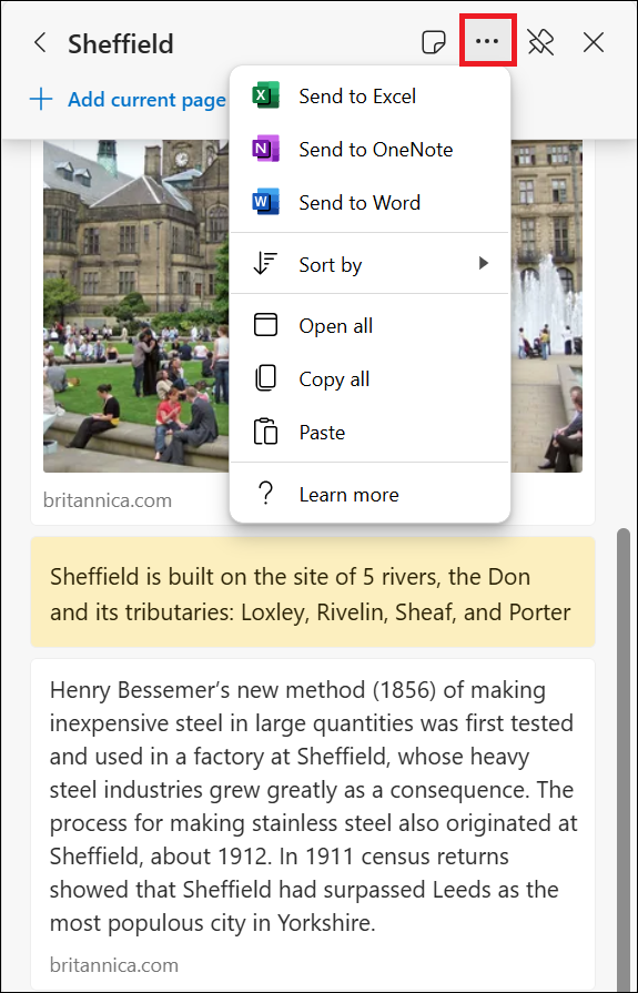 Exporting your collections | Sheffield Hallam University
