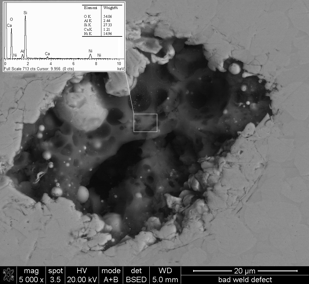 Examination of metallurgical defects | Sheffield Hallam University