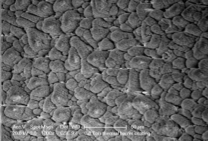 Characterization of thermal barrier coatings | Sheffield Hallam University